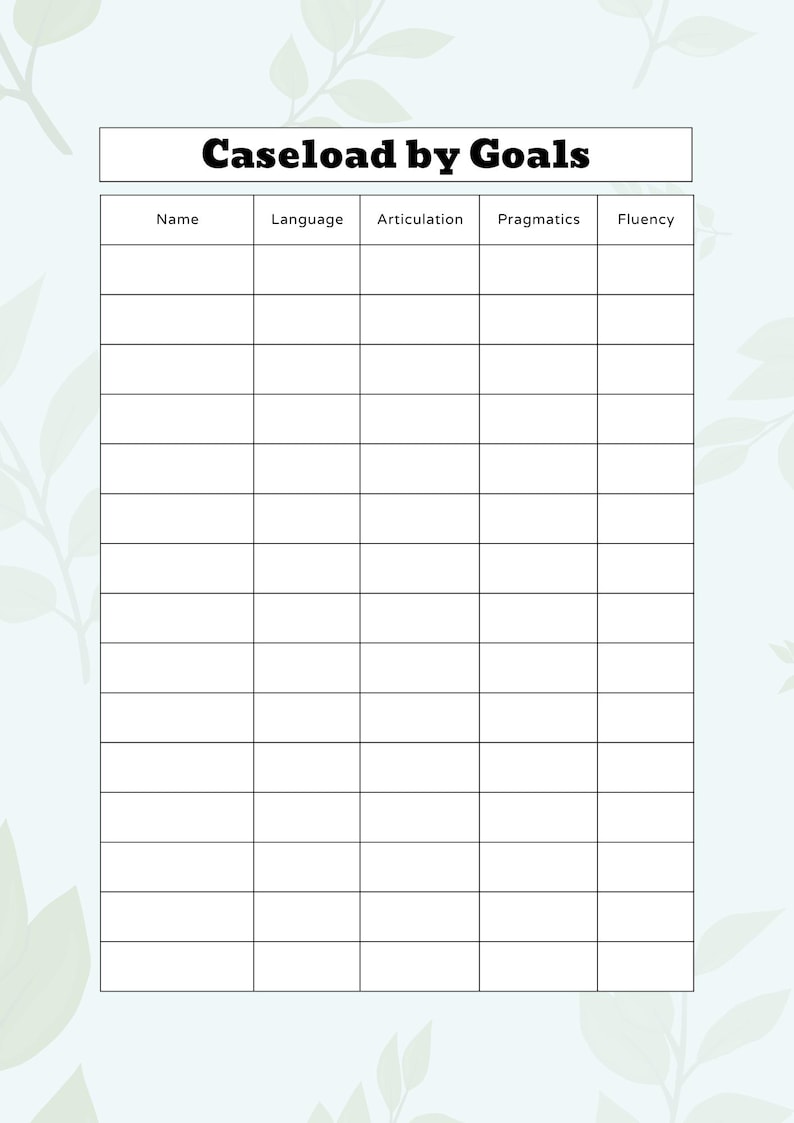 19 Pages Printable SLP Planner | Speech Therapy & IEP Organizer ...