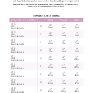 High Waisted Pencil Latex Skirt - Standard Sizes & Bespoke. See 'add ...