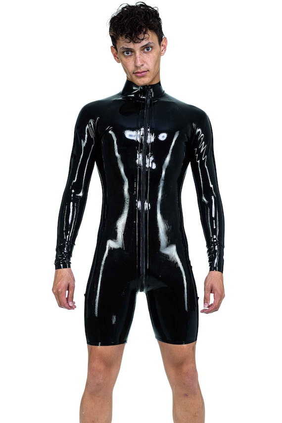 Herren Shortie Latex Catsuit Maßanzug Etsy