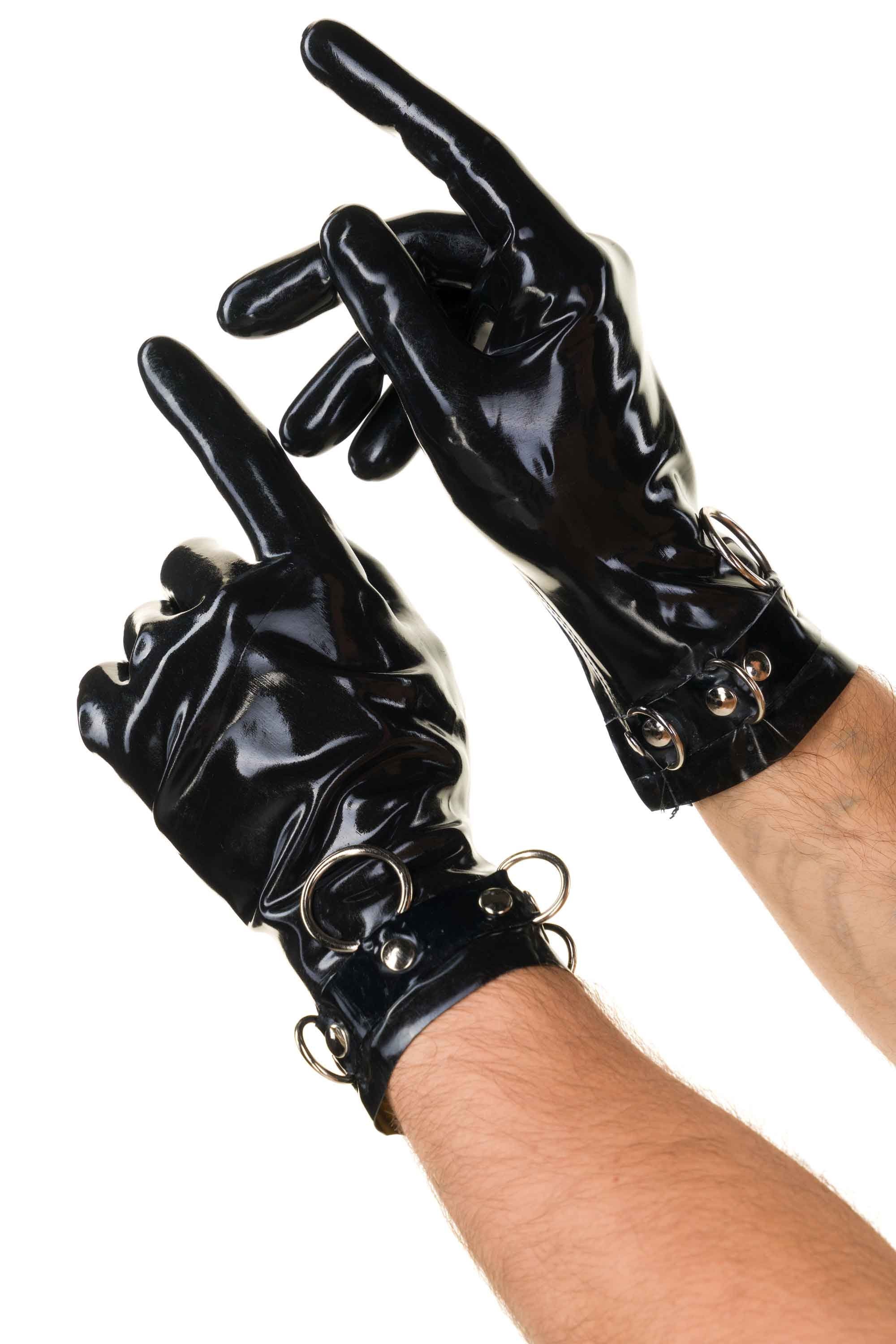 Latex Fashion Gloves Etsy