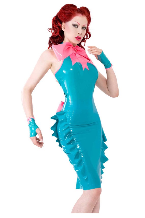 Yum Yum Latex Rubber Skirt Bespoke | Etsy