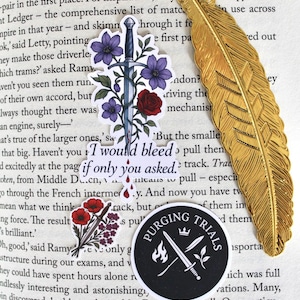 Powerless Stickers | Reckless and Fearless Stickers | Fantasy Book ...