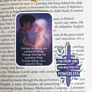 Powerless Stickers | Reckless and Fearless Stickers | Fantasy Book ...