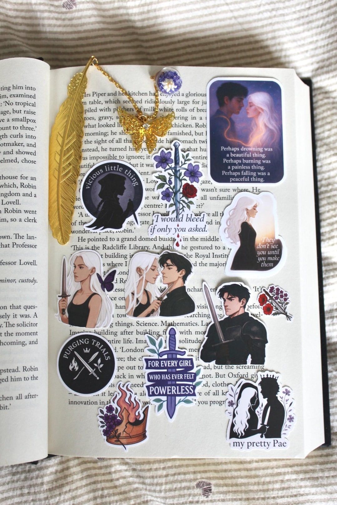 Powerless Stickers | Reckless and Fearless Stickers | Fantasy Book ...