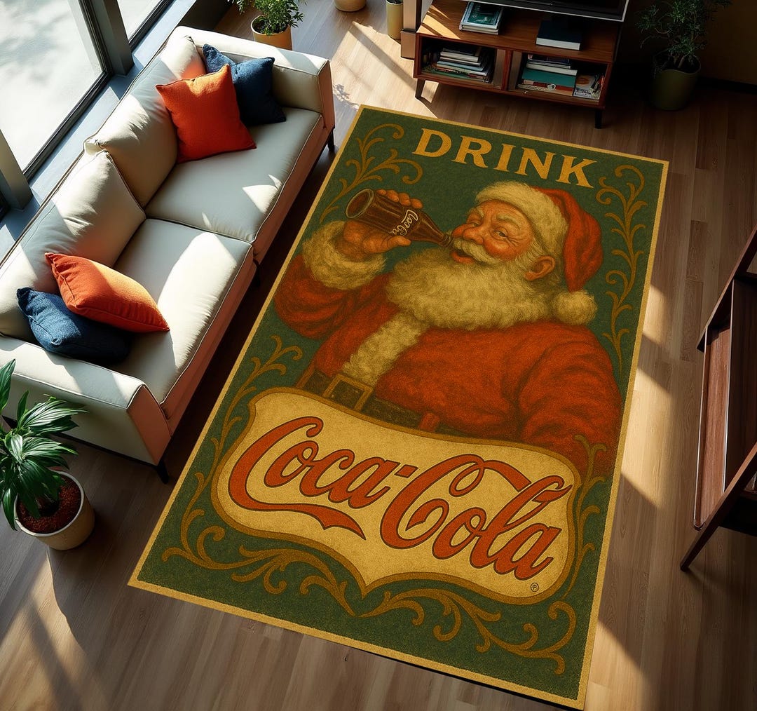 Coca Cola,coke Rug,drink Coca Cola,coca Coladecor,noel,coca Cola Runner ...