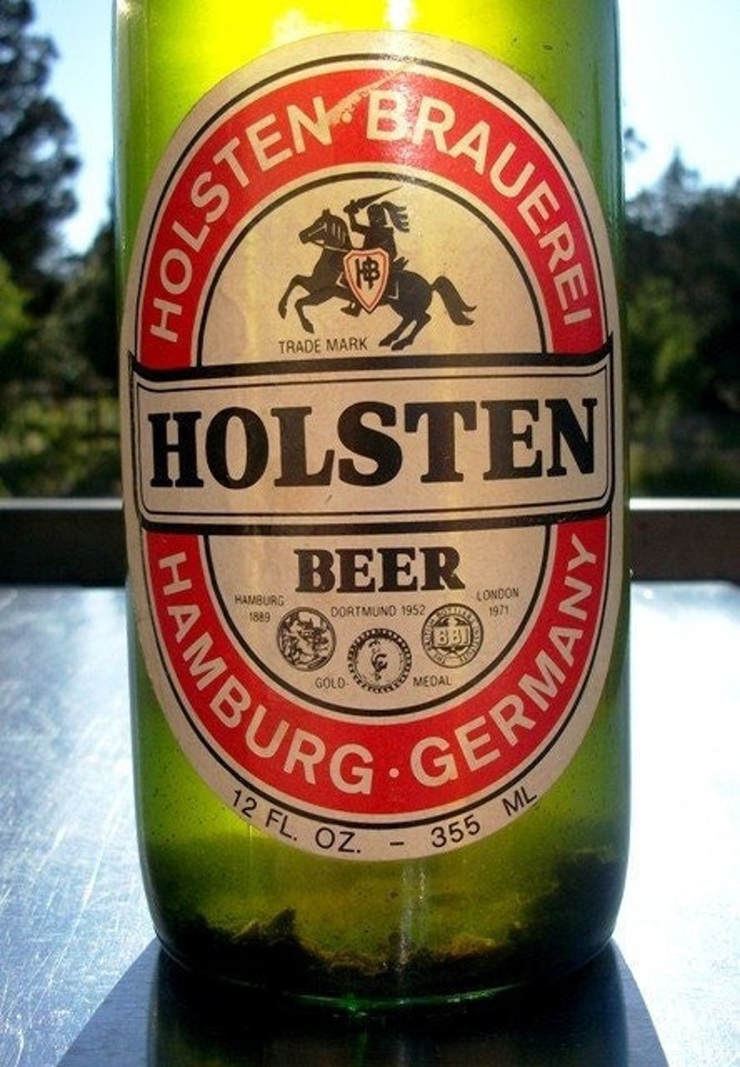 HOLSTEN BRAUEREI Beer Bottle Green Glass Vintage Collectible - Etsy