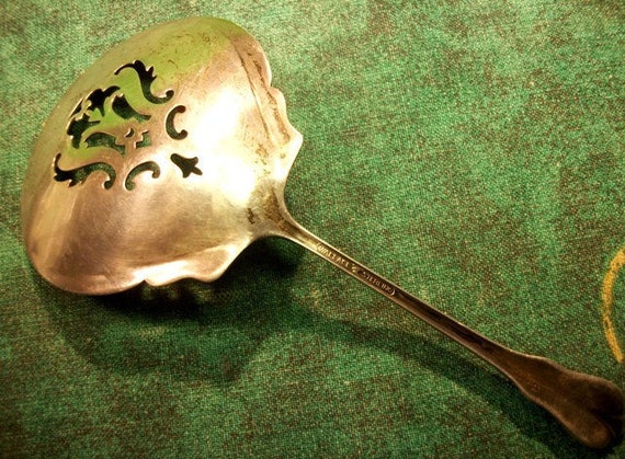 1921 Sterling Silver Spoon Nut Bon Bon Spoon Vintage | Etsy