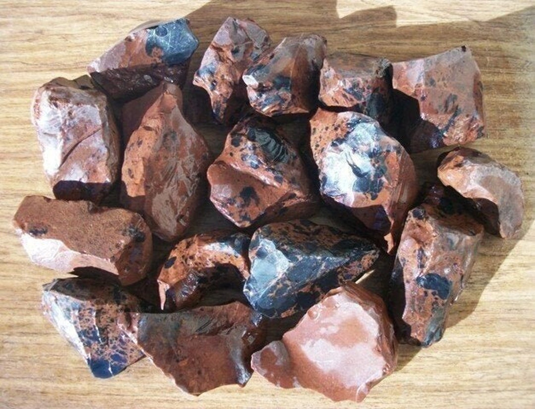 Natural Mahogany Obsidian Raw Rough Stone Lapidary Jewelry Supply ...