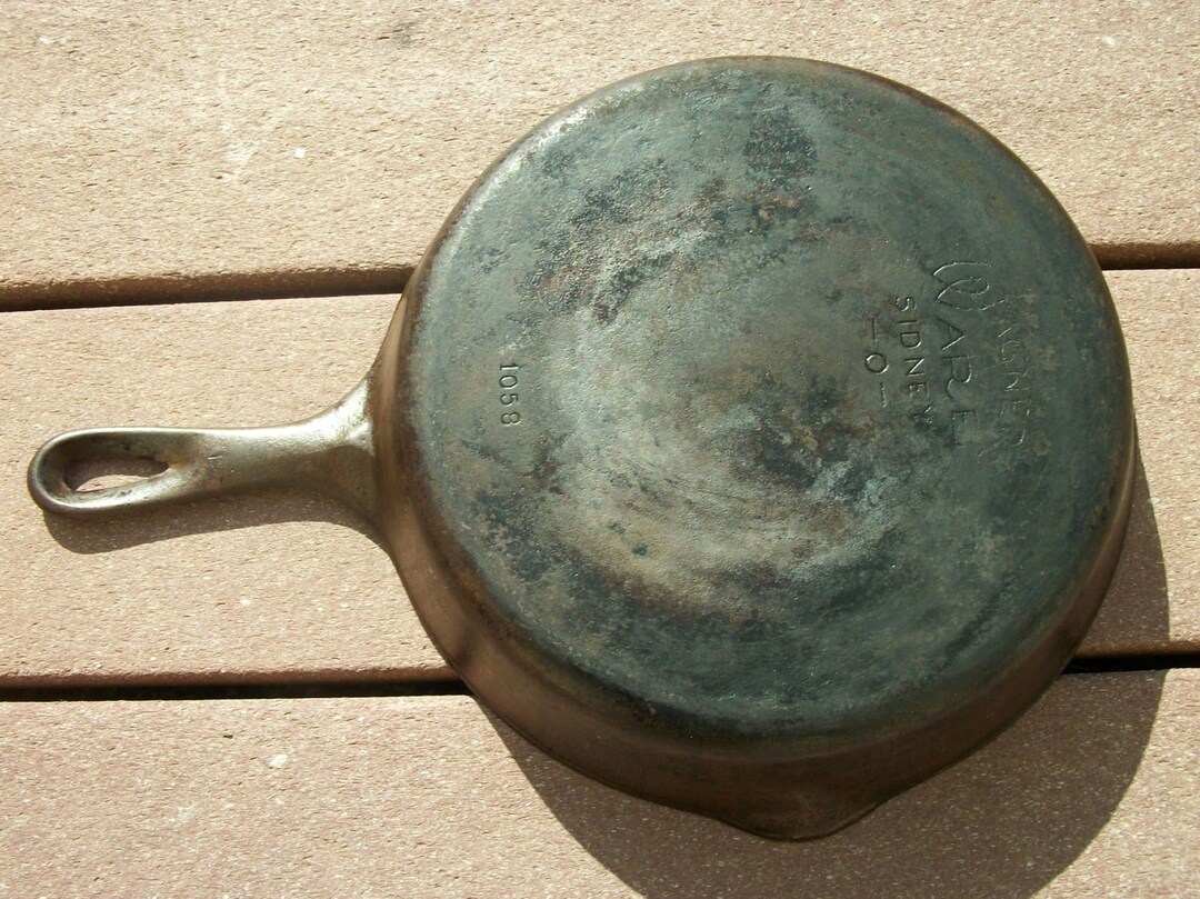 Wagner Ware 1058 Cast Iron 8 Skillet Collectible Cookware Gift for Him ...