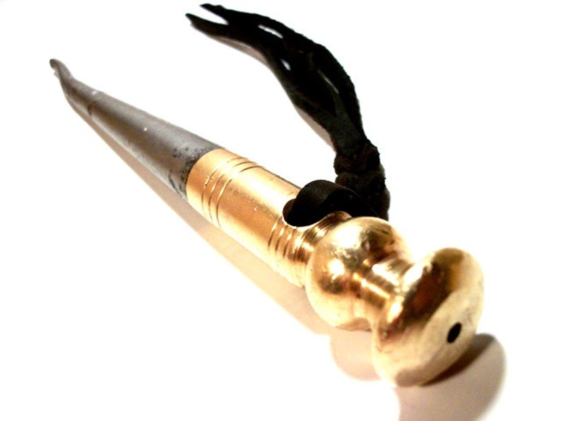 Brass & Steel Marlinspike Seamanship Tool Vintage Antique Sailors ...