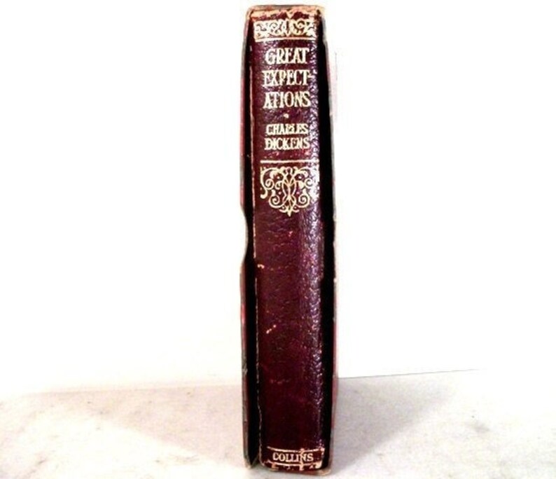Charles Dickens Collins Great Expectations Gold Gilt Lettering - Etsy
