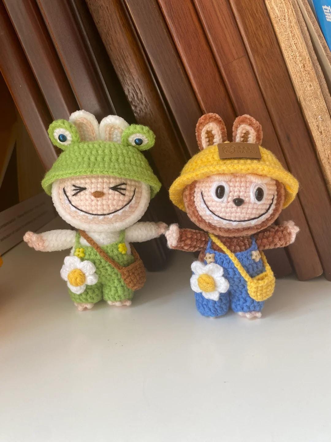 5 in 1 Labubu Mini Crochet PDF Pattern, Amigurumi Labubu Fan Art ...