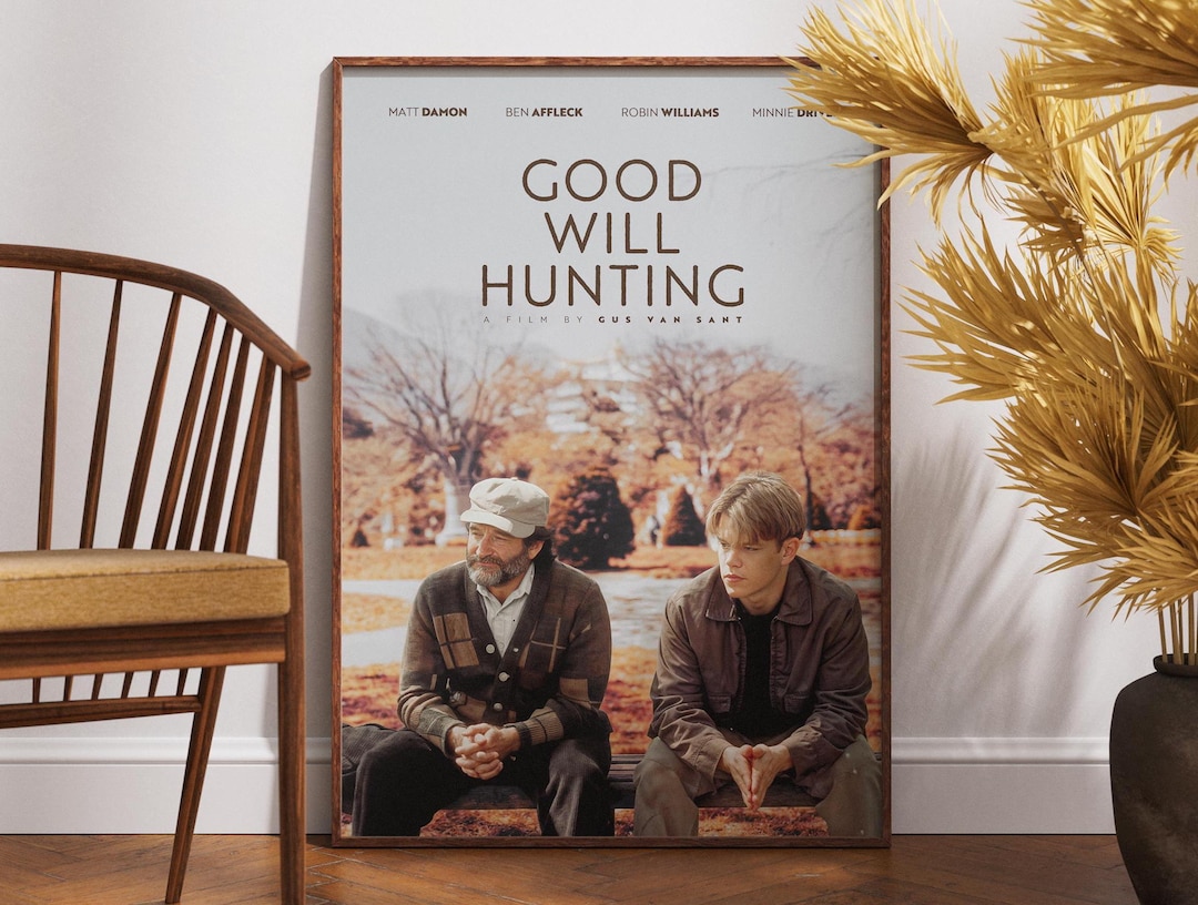 Good Will Hunting Poster, Movie Poster, Wall Art, Retro Vintage Poster ...