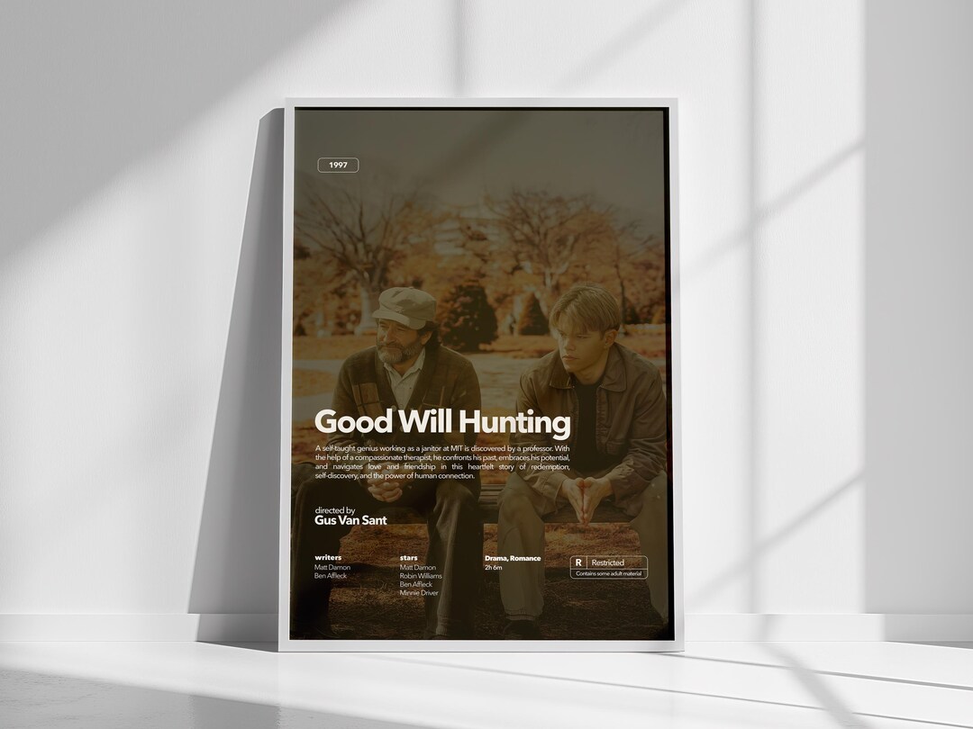 Good Will Hunting Poster,retro Poster, Minimalist Art, Vintage Poster ...