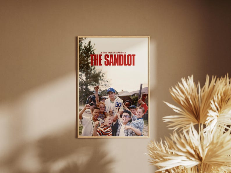 The Sandlot Poster, Retro Movie, Vintage Print, Friendship Wall Art ...