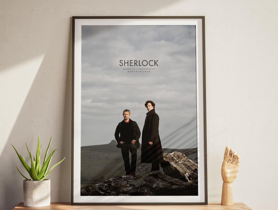 Sherlock Poster, Tv Series Print Poster, Retro Poster, Minimalist Art ...