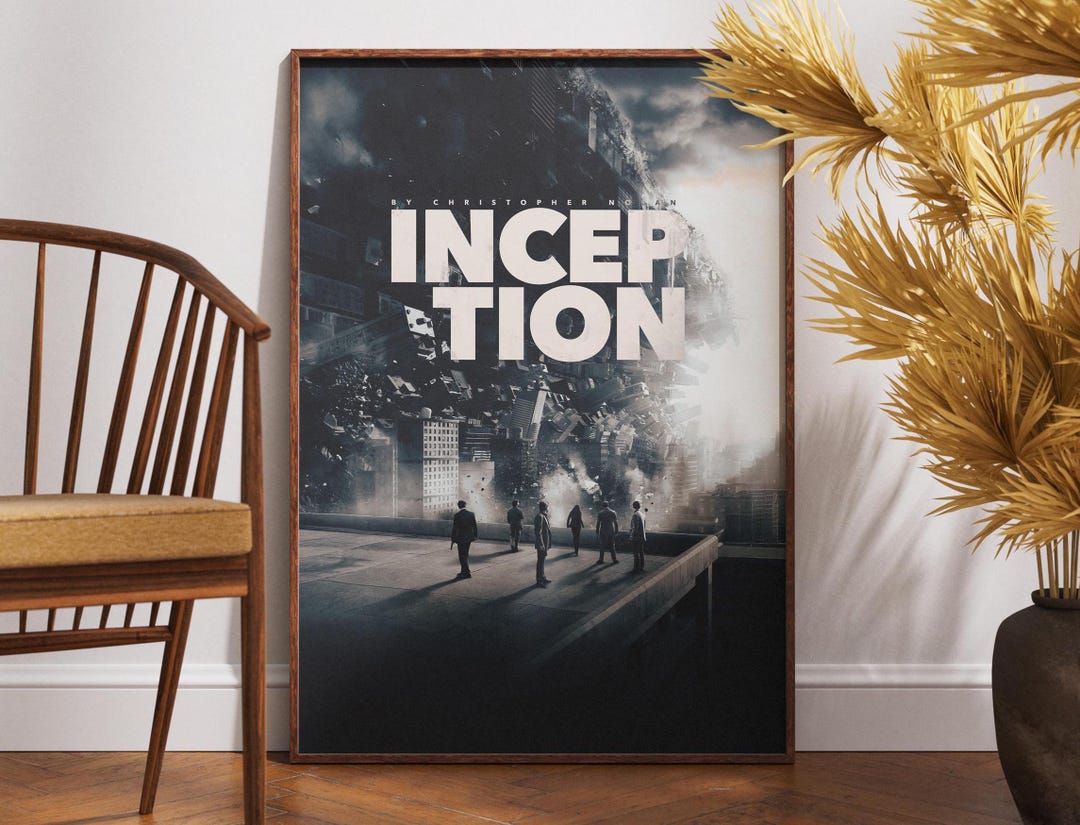 Inception Movie Poster, Christopher Nolan Film Print, Print Movie ...