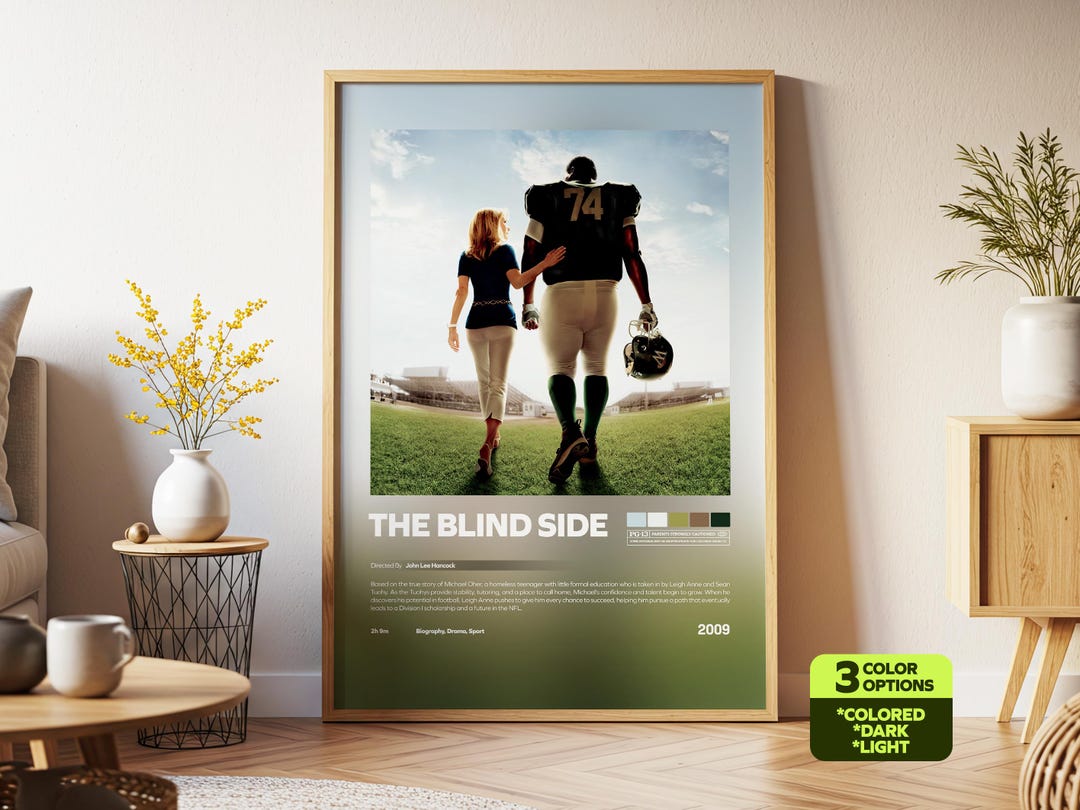 The Blind Side Poster, Retro Movie, Vintage Film, Print Art, Sandra ...