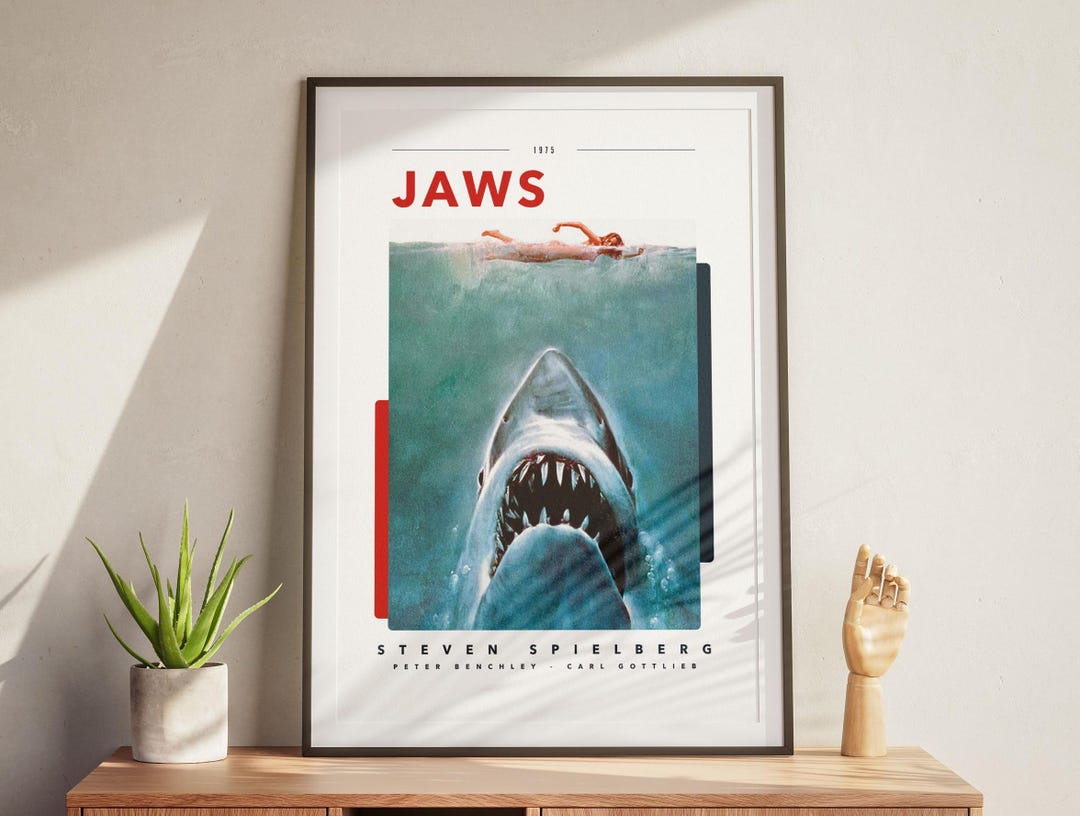 Jaws Movie Poster | Peter Benchley Films Print | Movie Poster Download ...