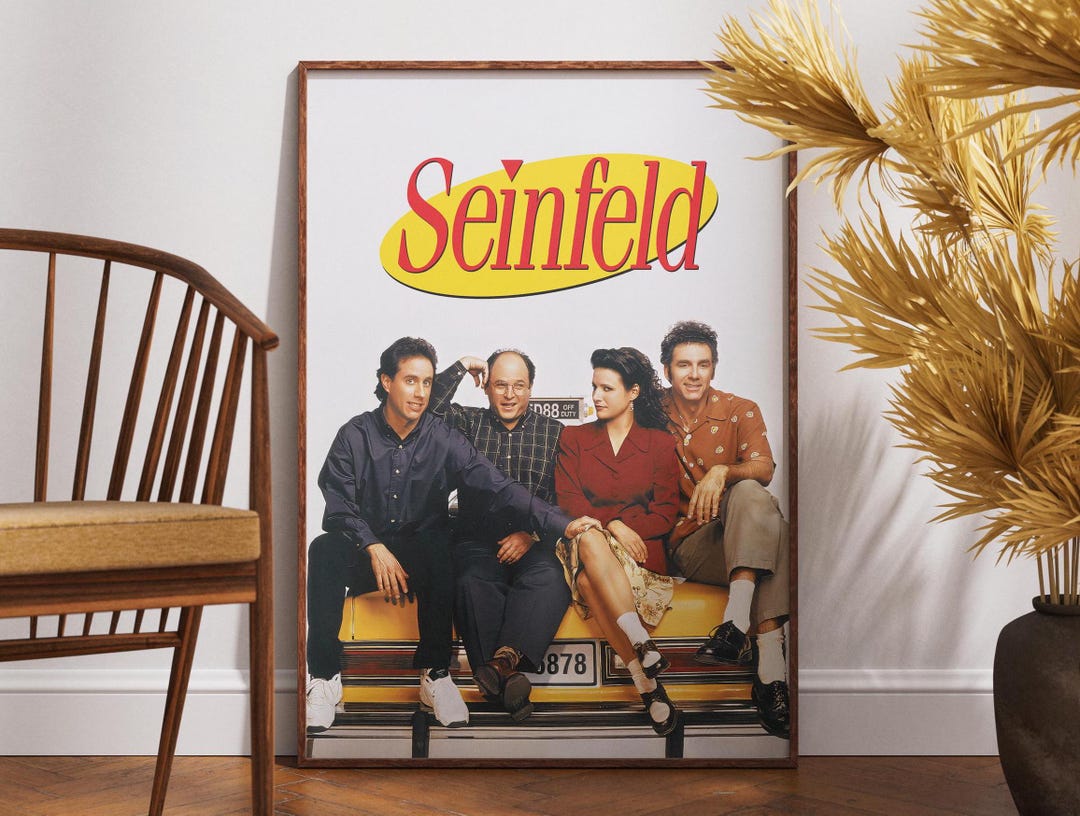 Seinfeld Poster, Tv Series Poster, Retro Poster, Vintage Poster, Wall ...