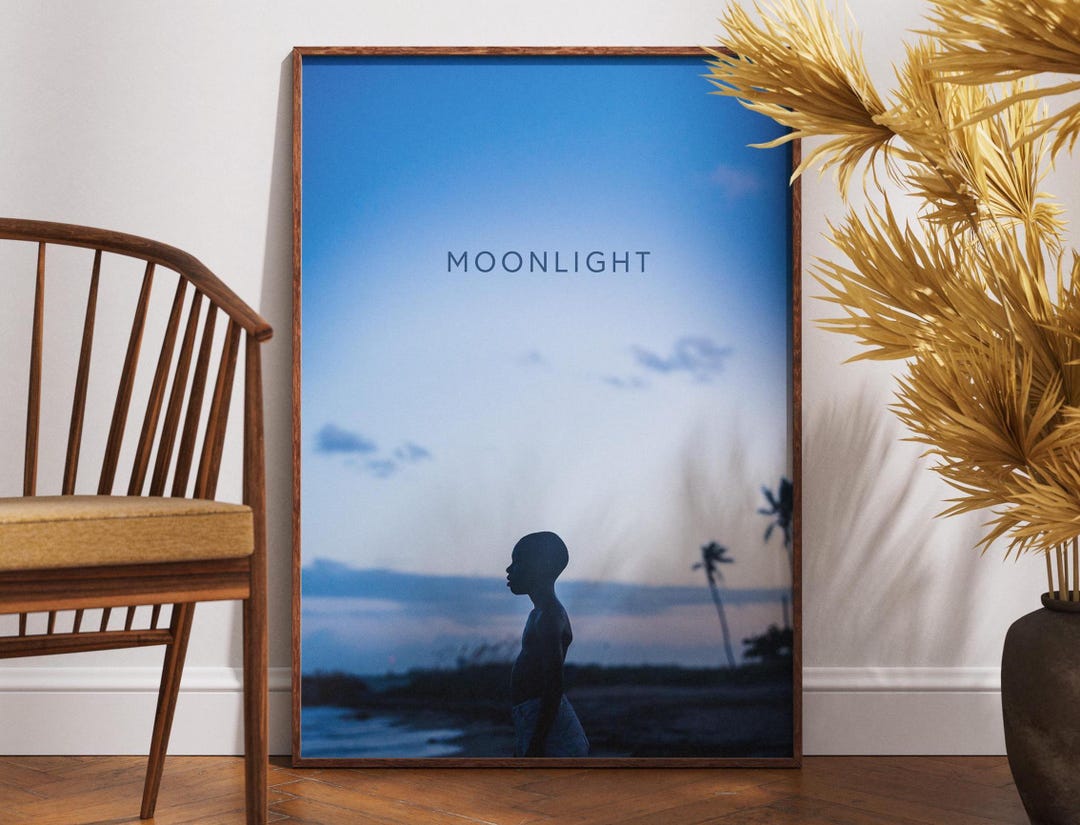 Moonlight Movie Poster, Print Film Poster, Wall Art, Retro Vintage ...