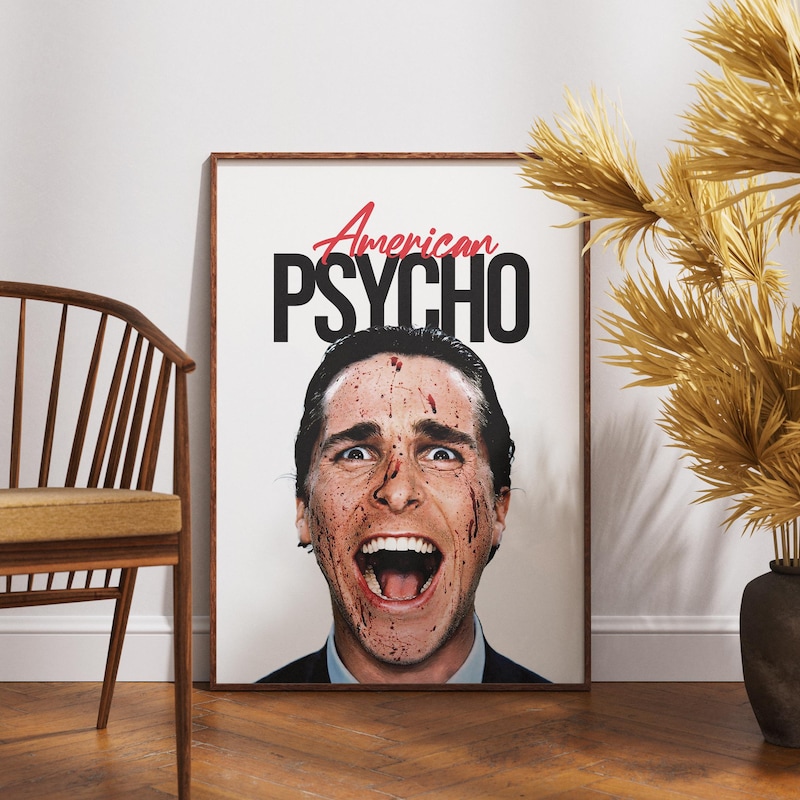 American Psycho Poster - Etsy