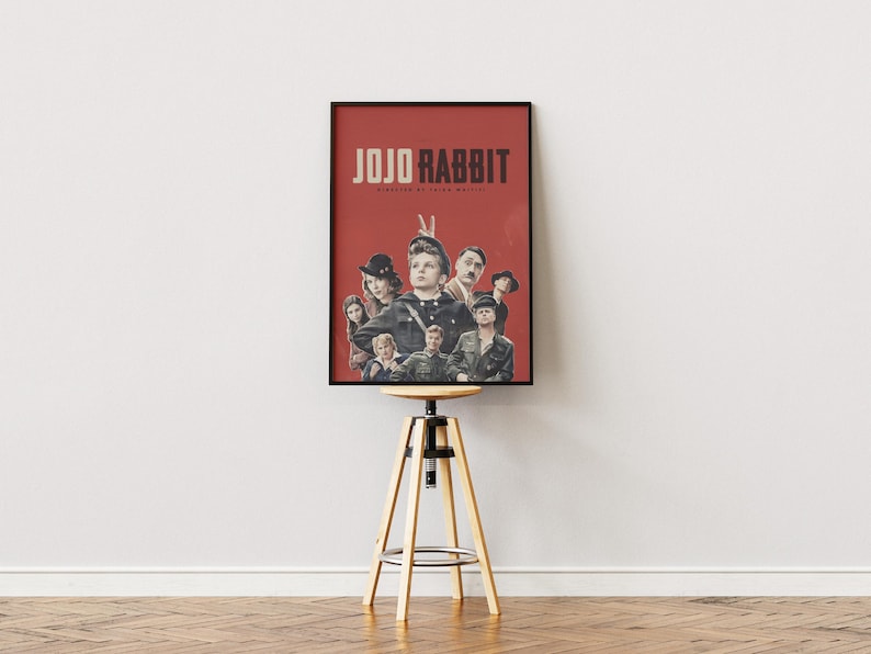 Jojo Rabbit Poster, Vintage Movie Wall Art, Retro Film Decor - Etsy