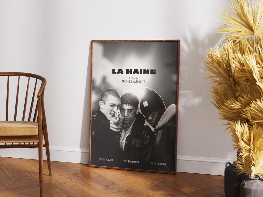 Póster de La Haine, decoración de pared retro, lámina de arte ...