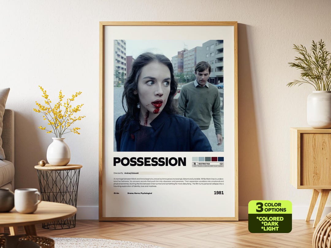 Possession Poster, Retro Movie, Vintage Film, Andrzej Zulawski, Print ...
