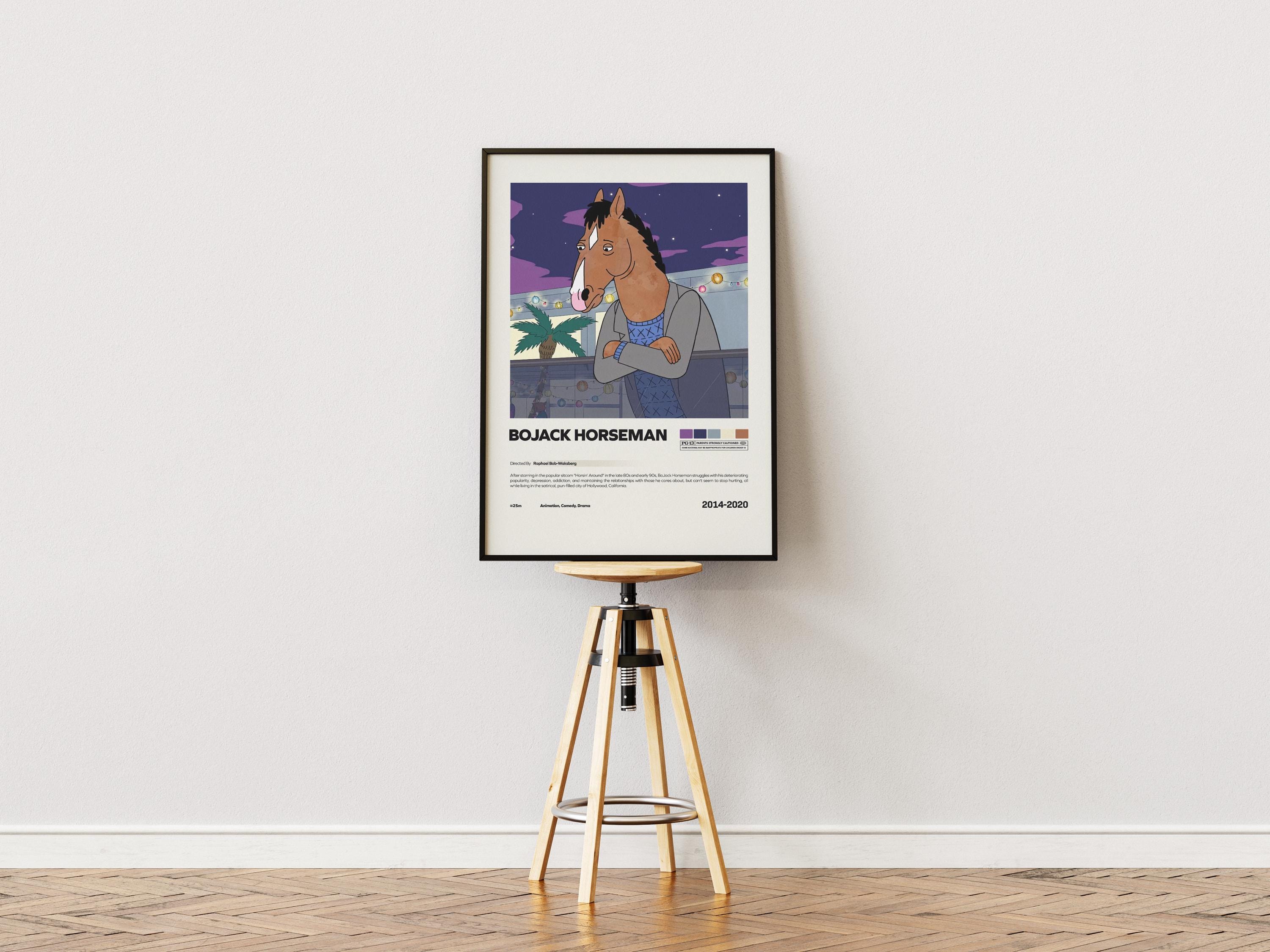 Bojack Horseman Poster, Animated TV Series Art Print - Etsy