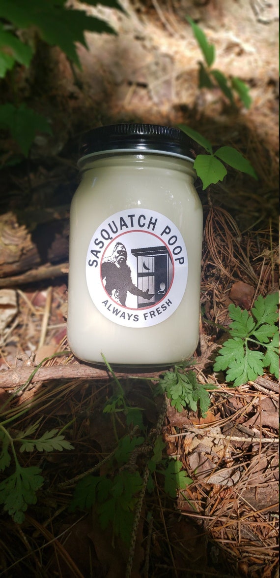 Sasquatch Poop Soy Candle Bigfoot Candle Poop Candle Gag | Etsy