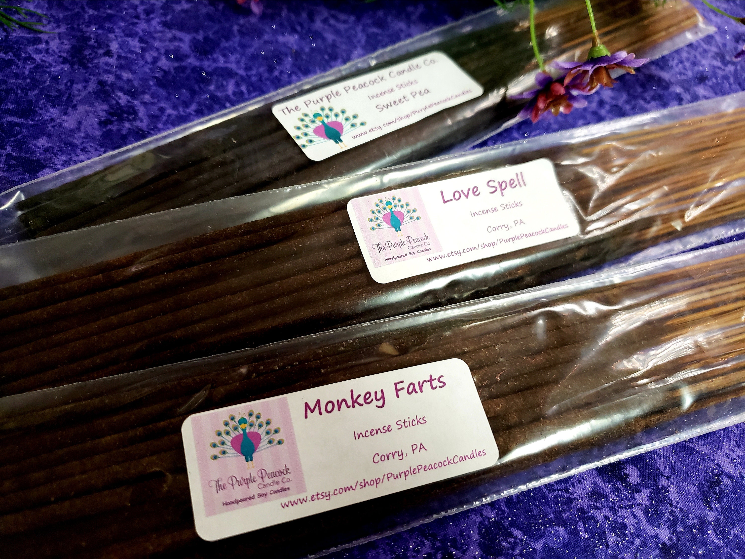 Relaxing Scent Incense Sticks Essential Oil Incense Handmade | Etsy