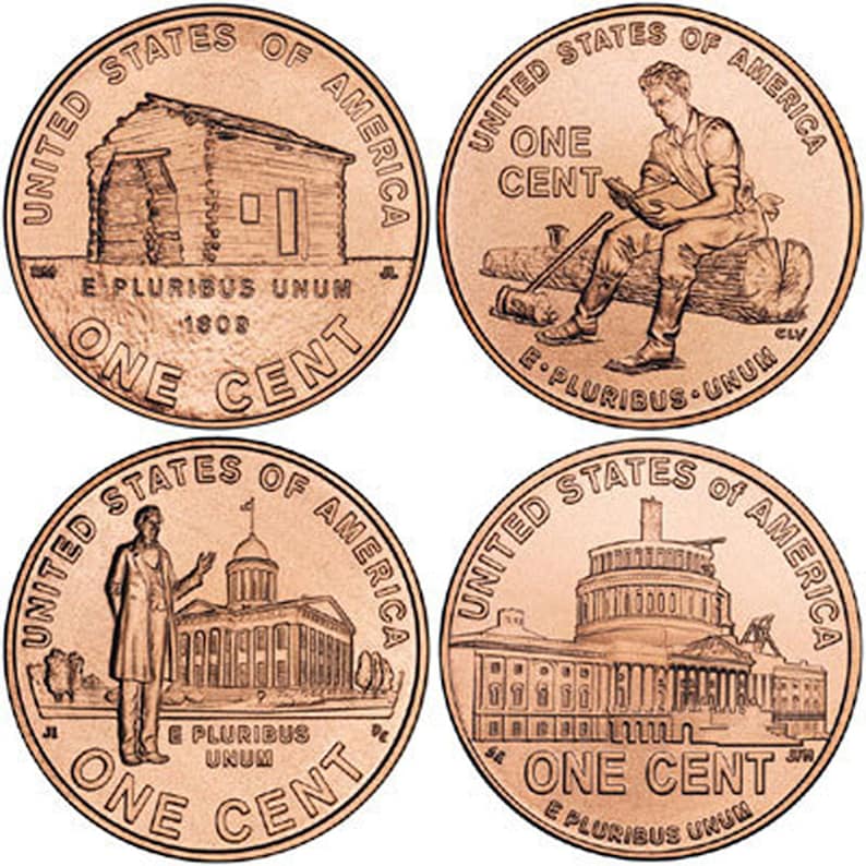 2009 Lincoln Bi Centennial Penny's You Will Receive All 8 Coins in the ...