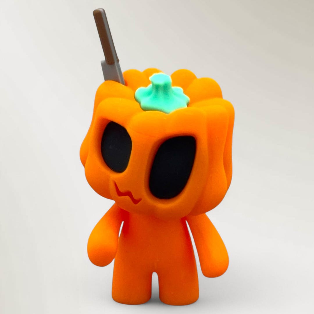 Blob Pumpkin Figure “horror” · Halloween Decoration 3D Print · Mini ...