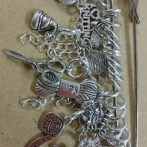 Knitter Safety Pin Brooch Love to Knit Kilt Pin Brooch - Etsy UK
