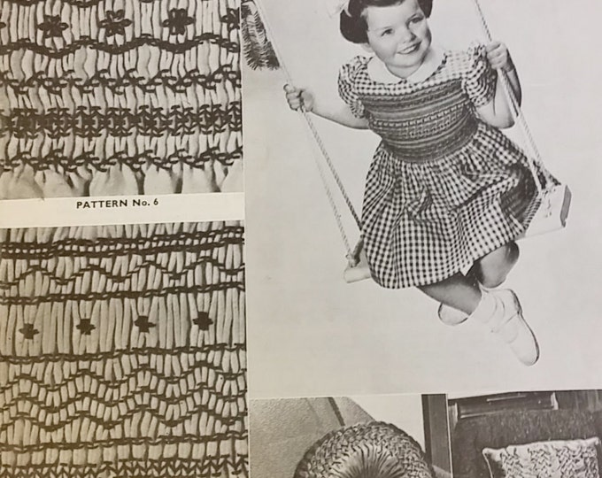 Smocking Instructions & Patterns Vintage Digital Instant - Etsy