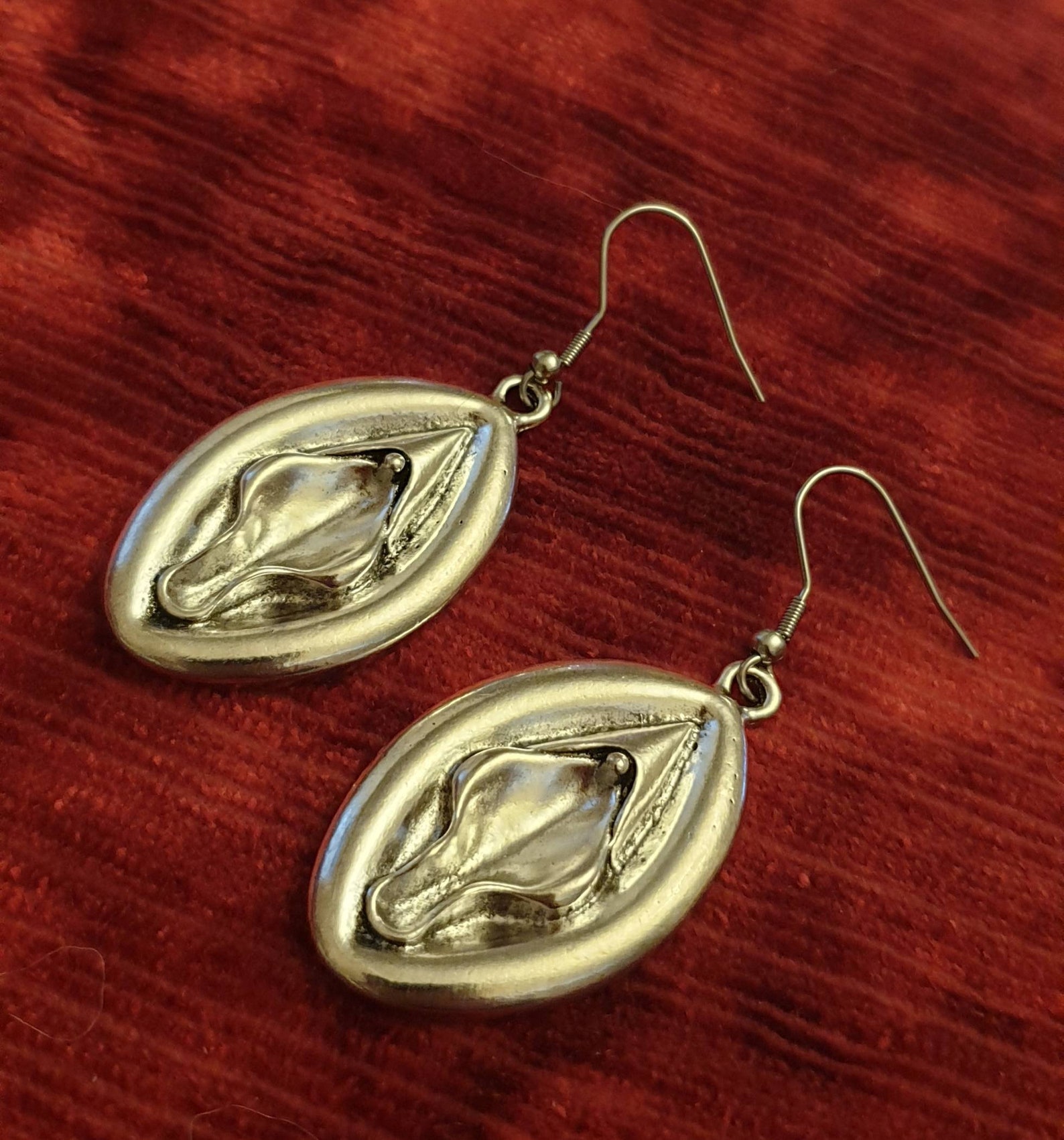 Vulva Earrings Women's Body Parts Vagina Dangle Drop - Etsy