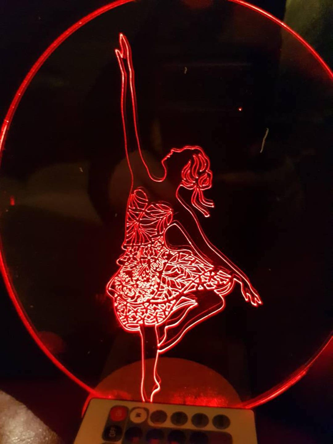 Dancer Lamp Gift for Girl Who Loves to Dance.led Light Room - Etsy