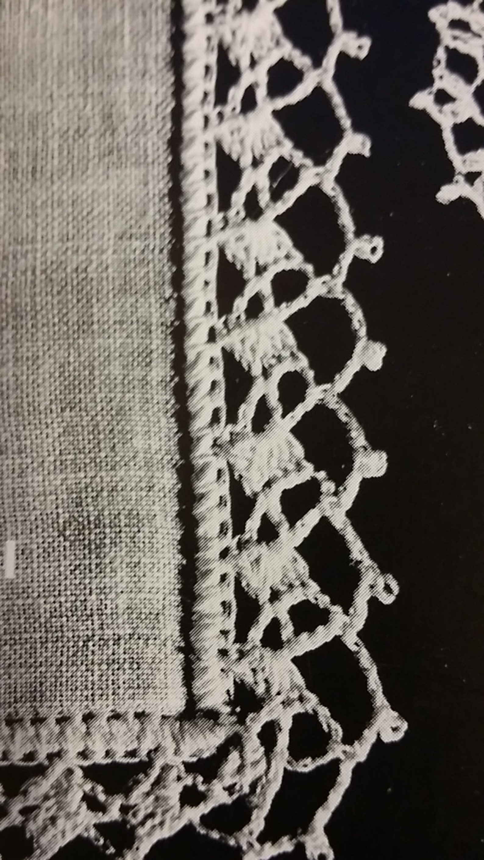 Crochet Floral Handkerchief Lace Edgings Pattern 3 Designs - Etsy