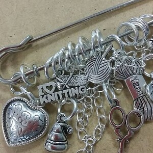 Knitter Safety Pin Brooch Love to Knit Kilt Pin Brooch - Etsy UK