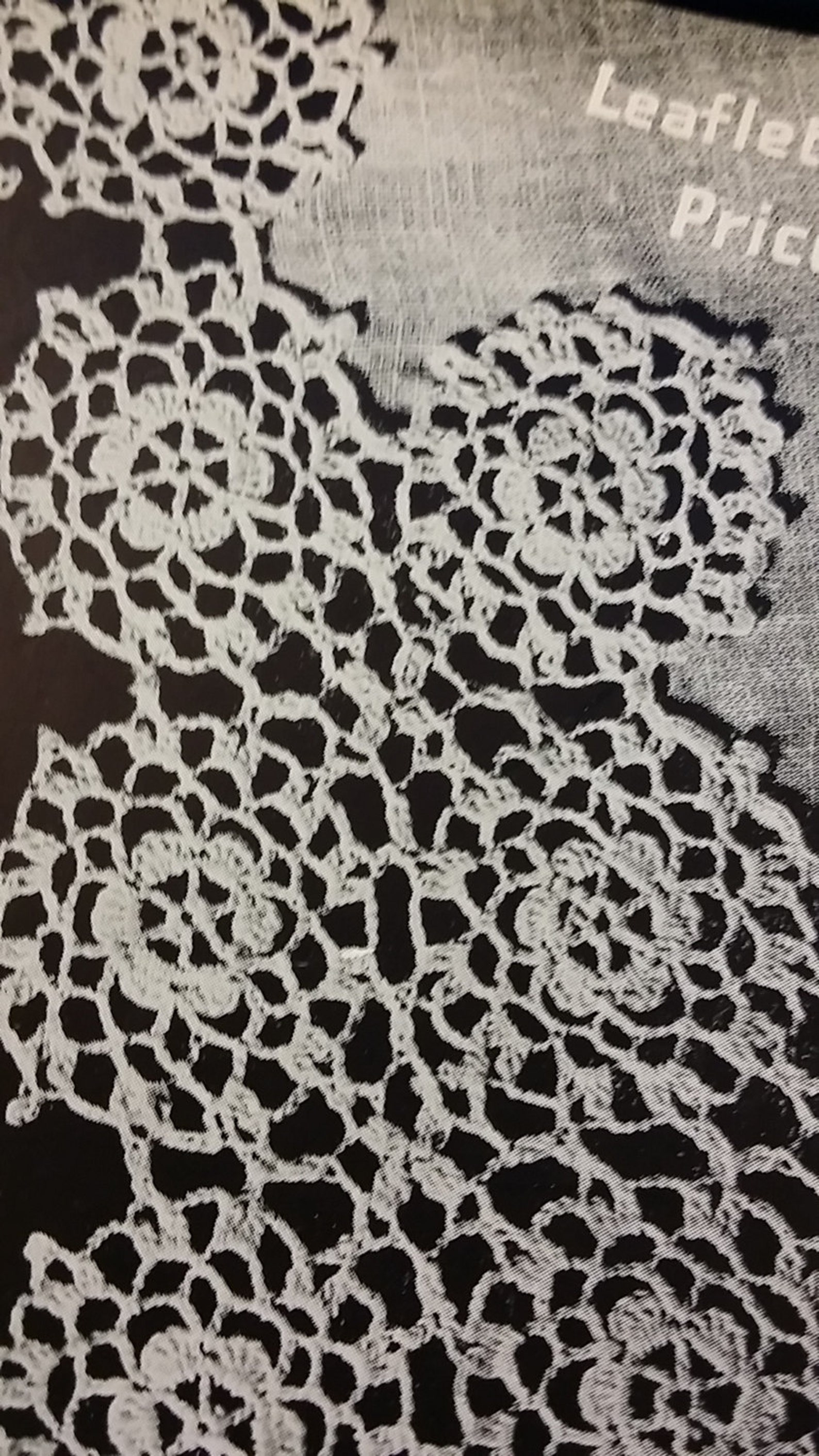 Crochet Floral Handkerchief Lace Edgings Pattern 3 Designs - Etsy