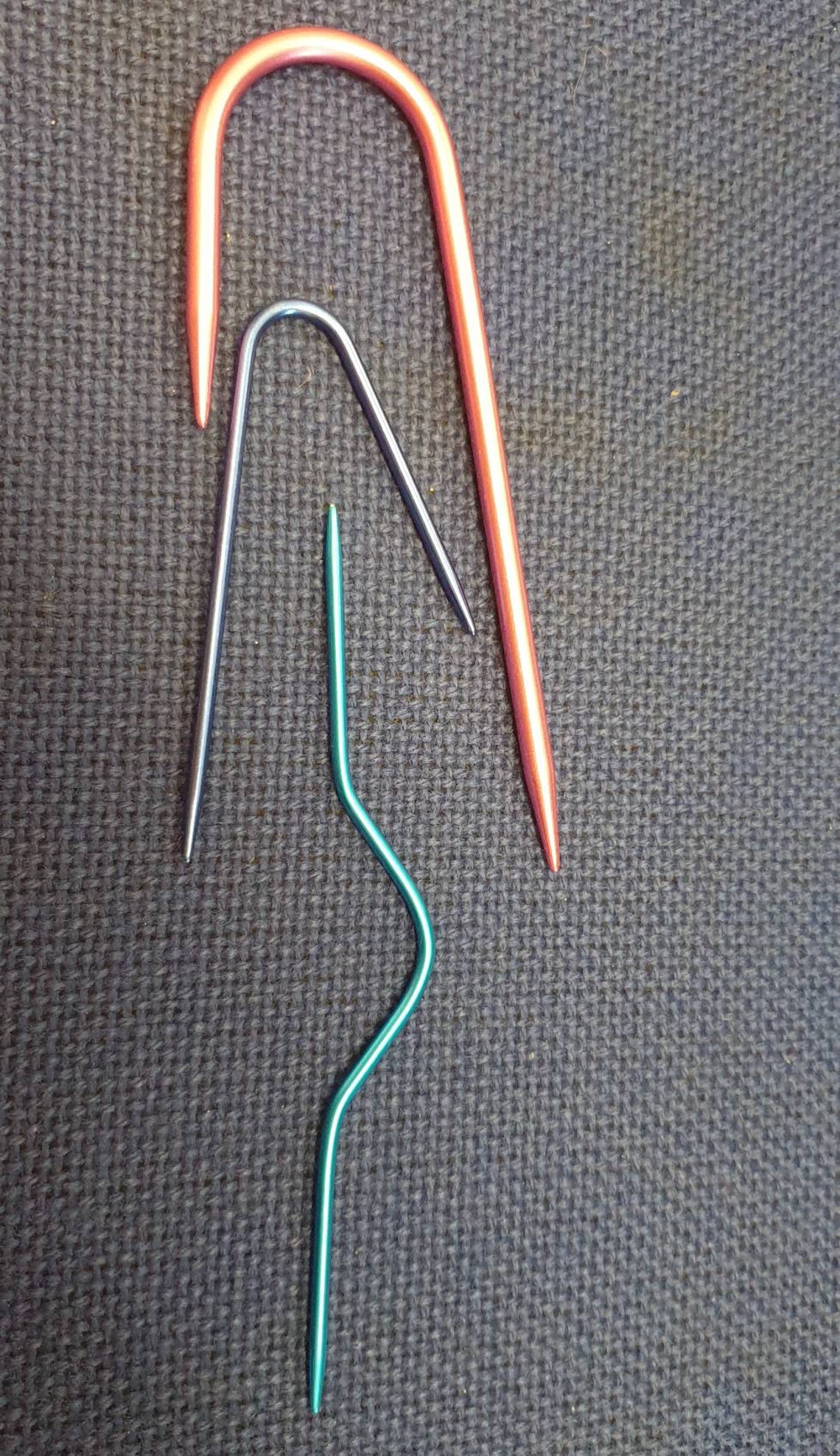 Aluminium Cable Needles Set of 3 Curved Needle for Knitting - Etsy Canada