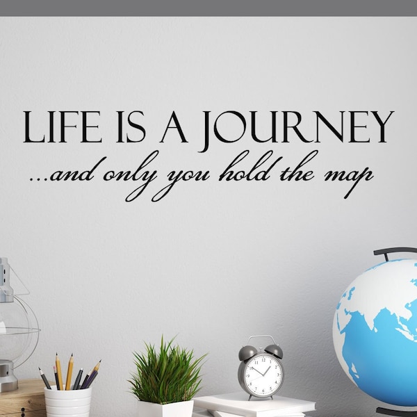Journey Quote Decal - Etsy