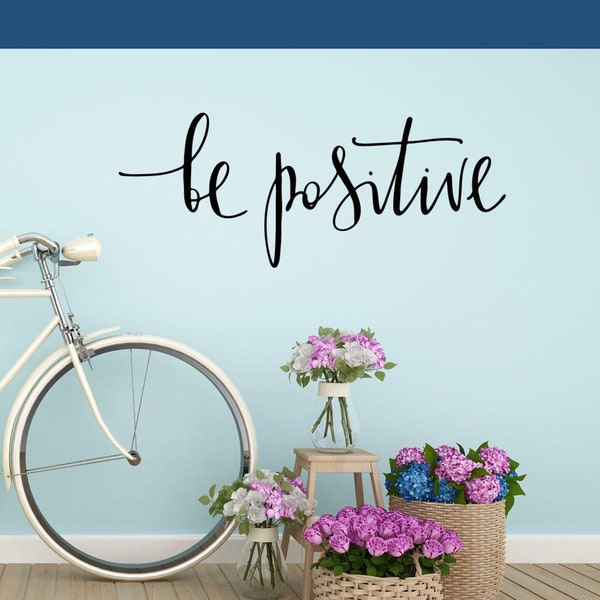 Positive Wall Decal - Etsy