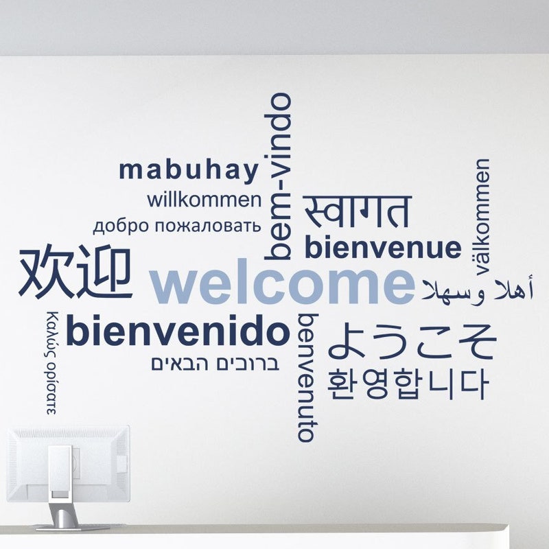 Welcome Languages - Etsy