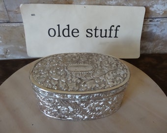 Metal trinket box | Etsy