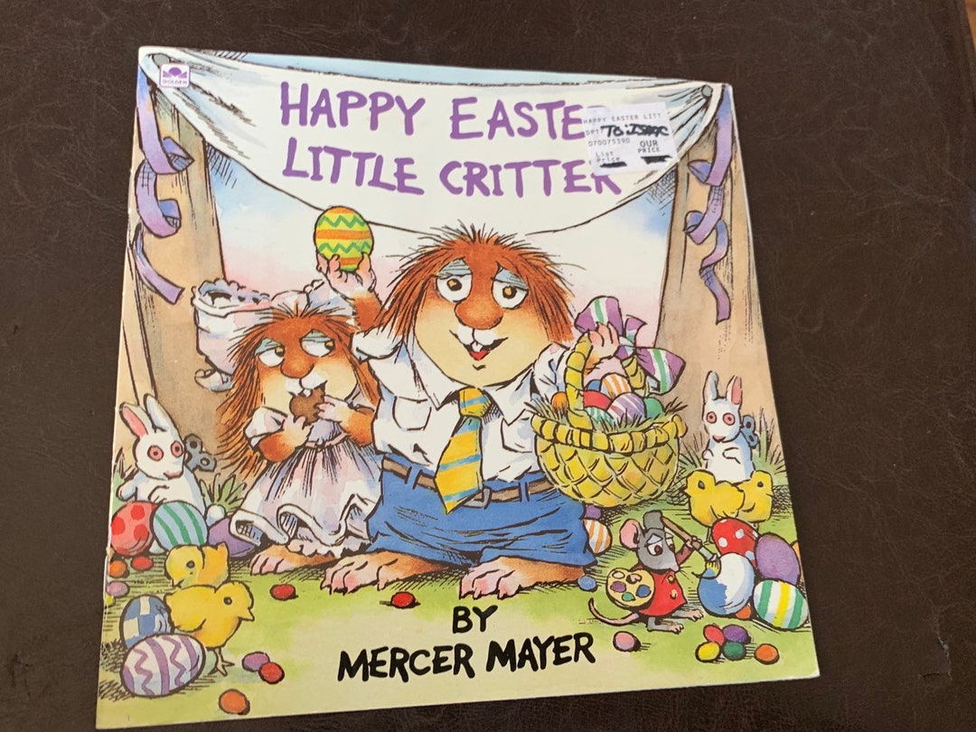 Vintage Easter Book Happy Easter Little Critters 1998 Softcover - Etsy