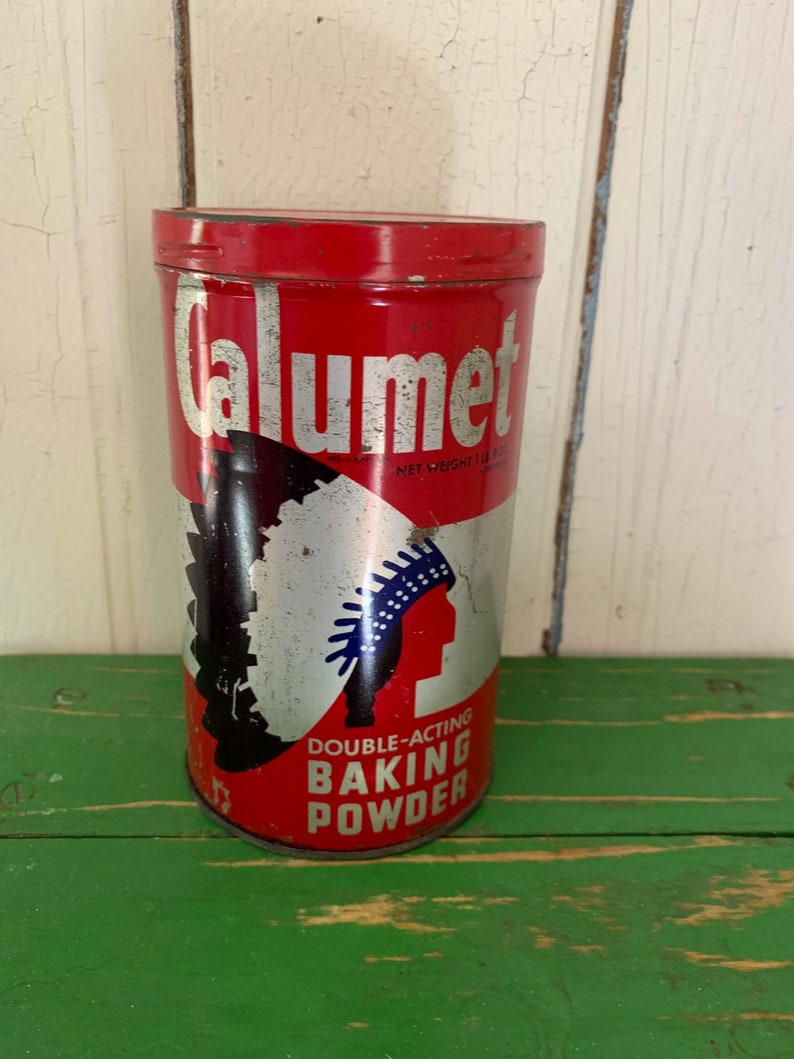 Vintage Calumet Baking Powder Tin - Etsy