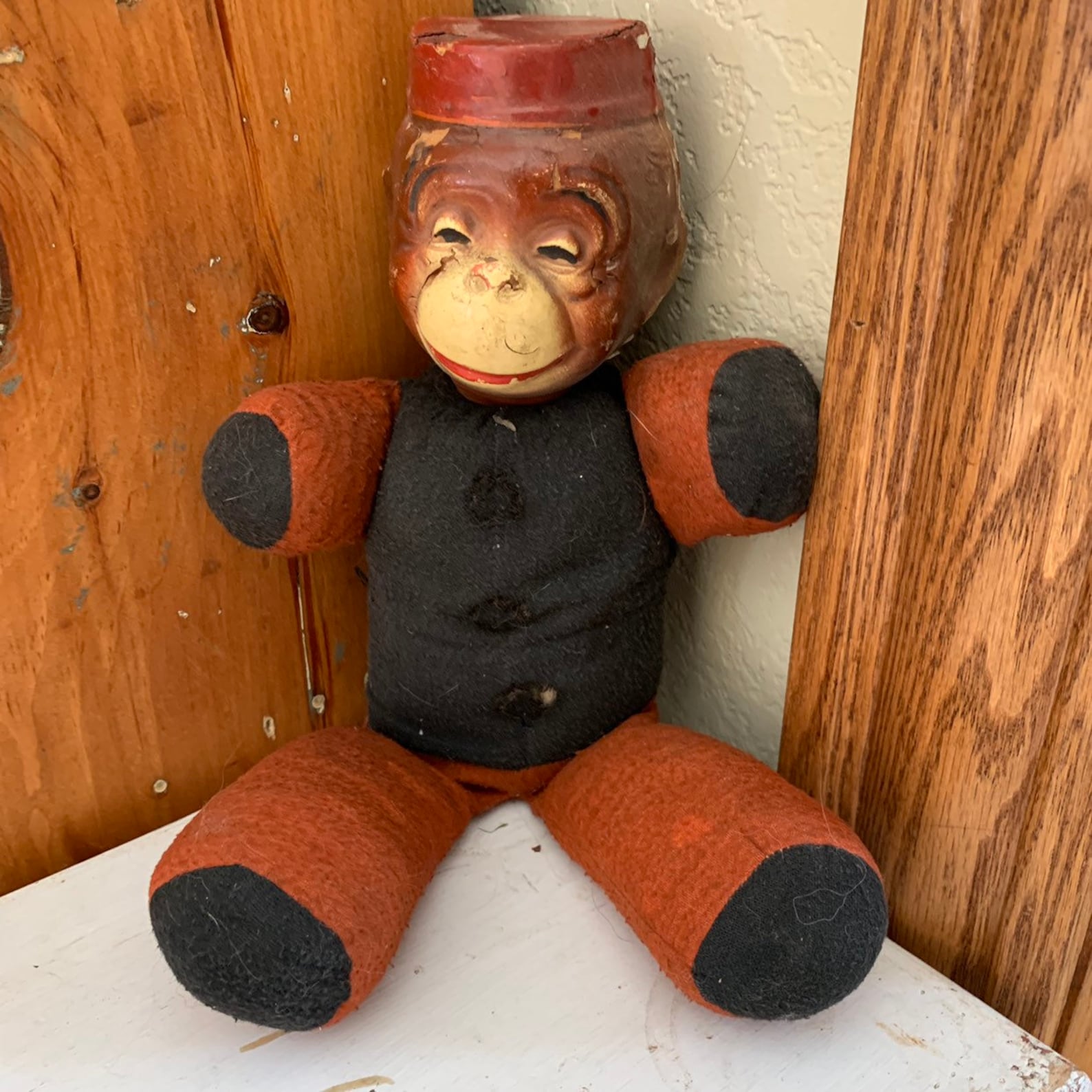 Vintage Monkey Bellhop from 30S 40S 50S Composite Head | Etsy
