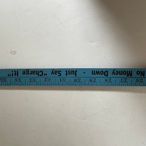 Vintage Advertising Folding Yard Stick Wood Made in USA - Etsy